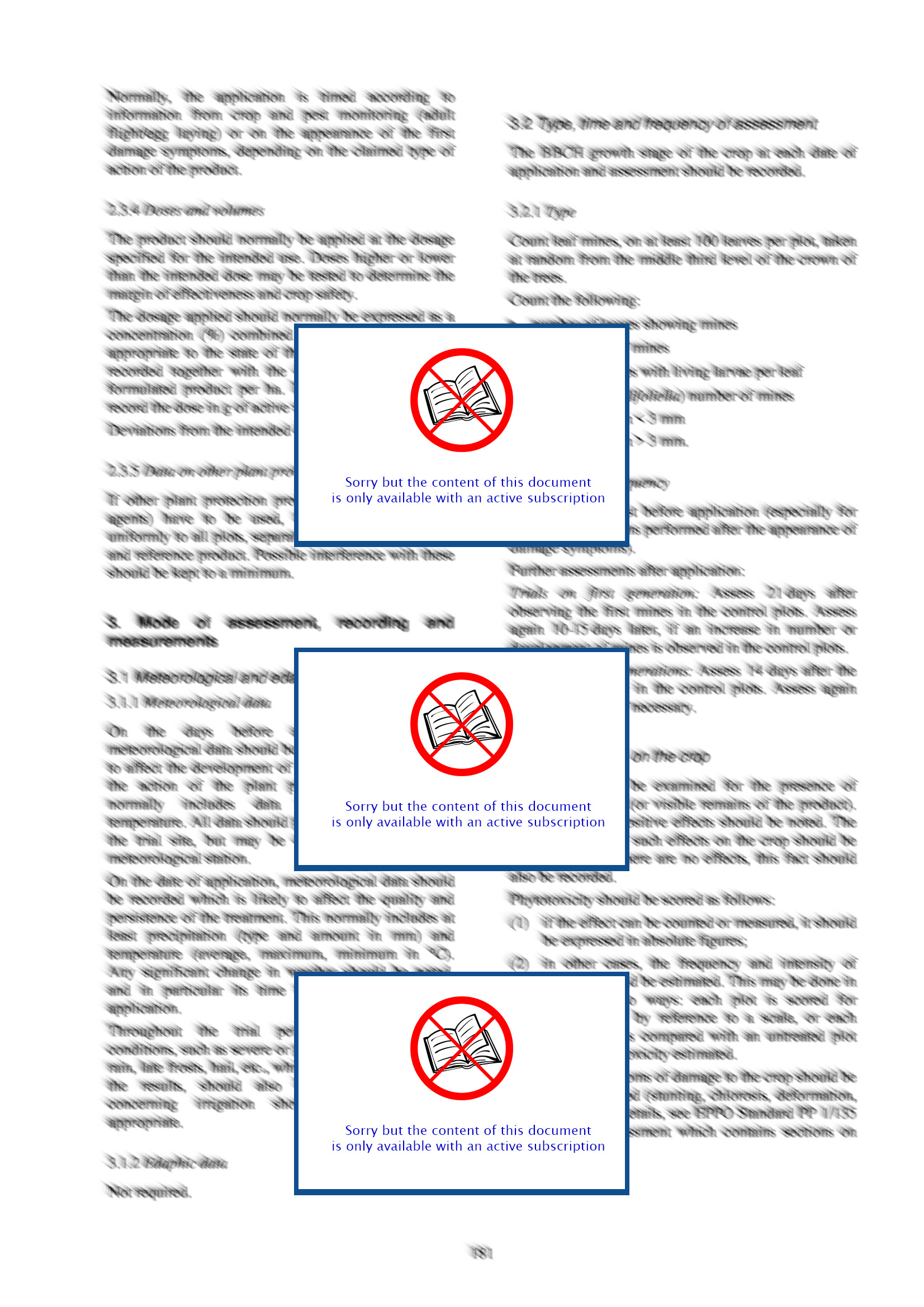 EPPO PP1 - PP1/174(2) - Apple leaf miners
